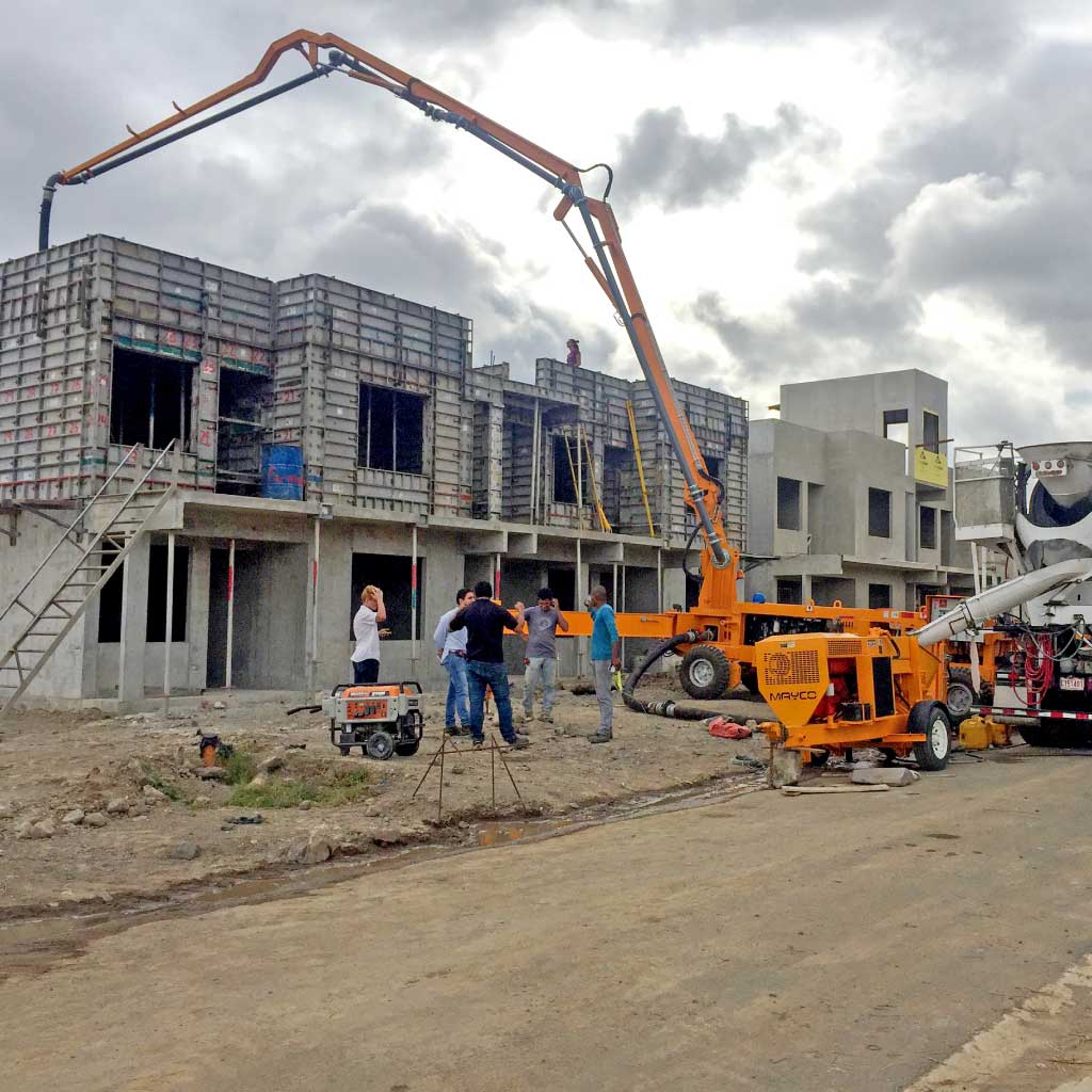 Wheeled Placing Boom – Concrete Placer